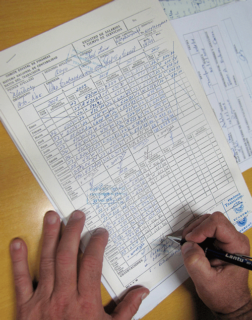 Cálculo de jubilación y período de tránsito • Trabajadores