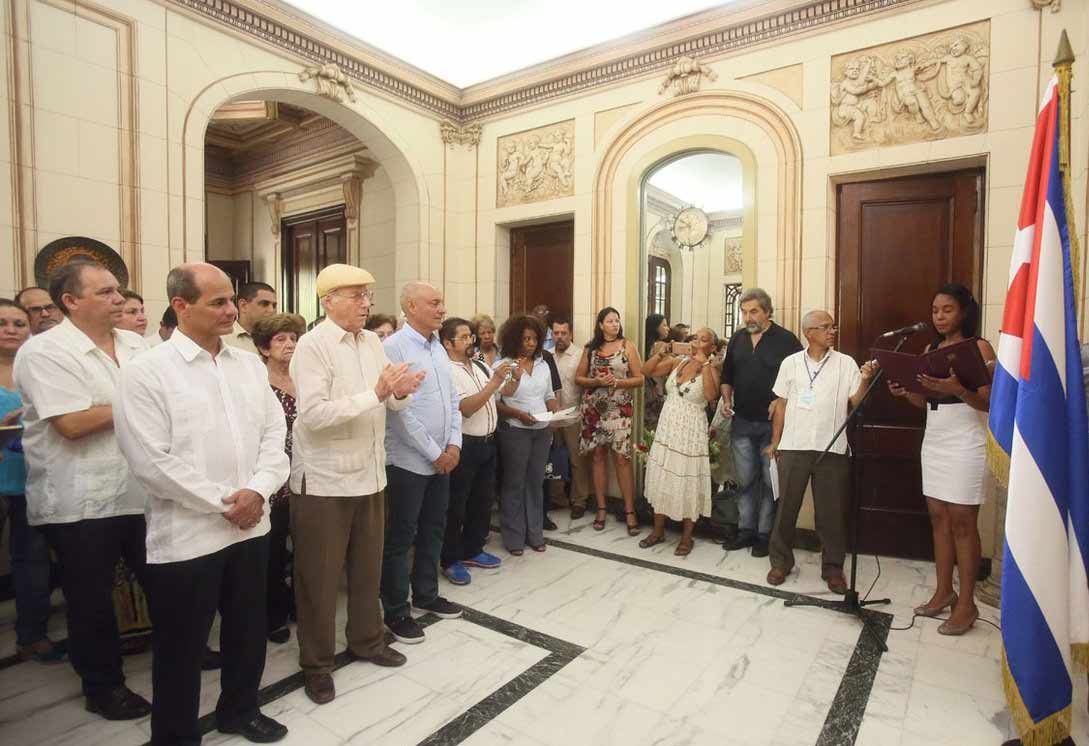 Rememoran a Fidel en la sede la Asociación Cubana de la ONU • Trabajadores