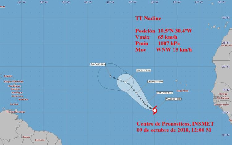 Se forma la tormenta tropical Nadine en el Atlántico oriental… • Trabajadores