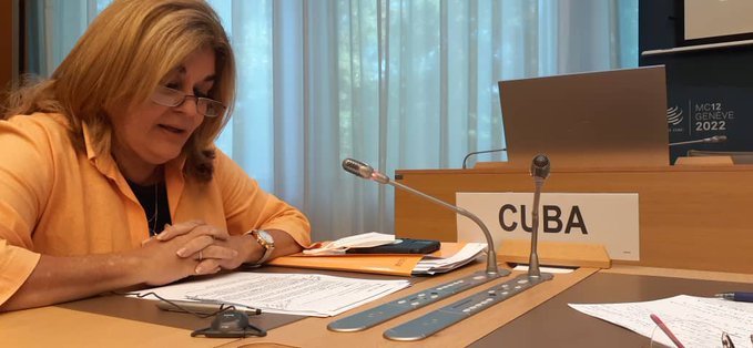 Cuba denunció bloqueo económico de EEUU durante conferencia de OMC ...
