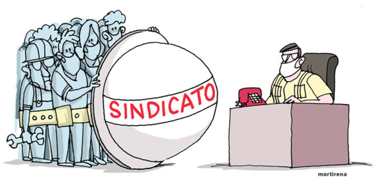 Los afiliados forman el sindicato • Trabajadores